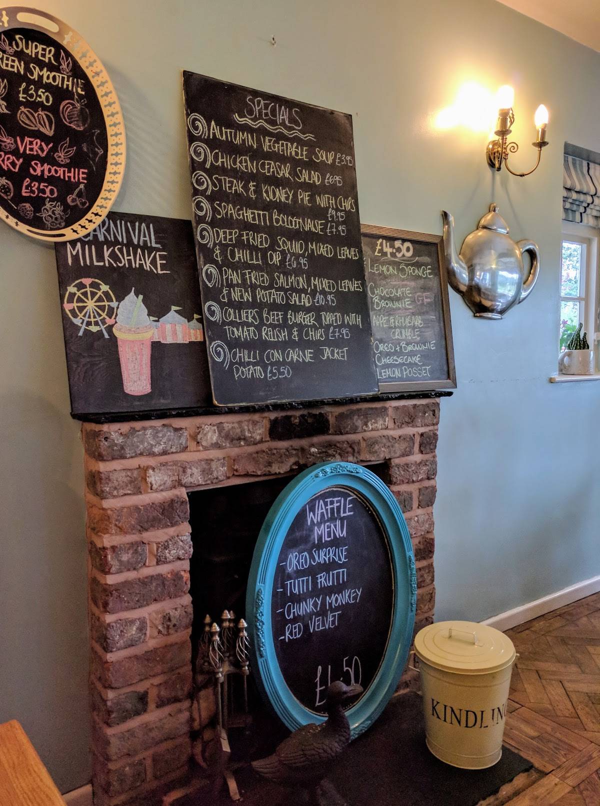 Menu at The Colliers Farm Shop and Cafe, Bewdley