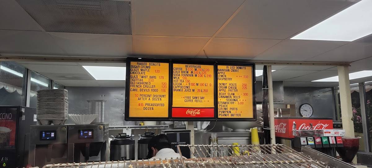 Menu at The Donut Man fast food, Glendora