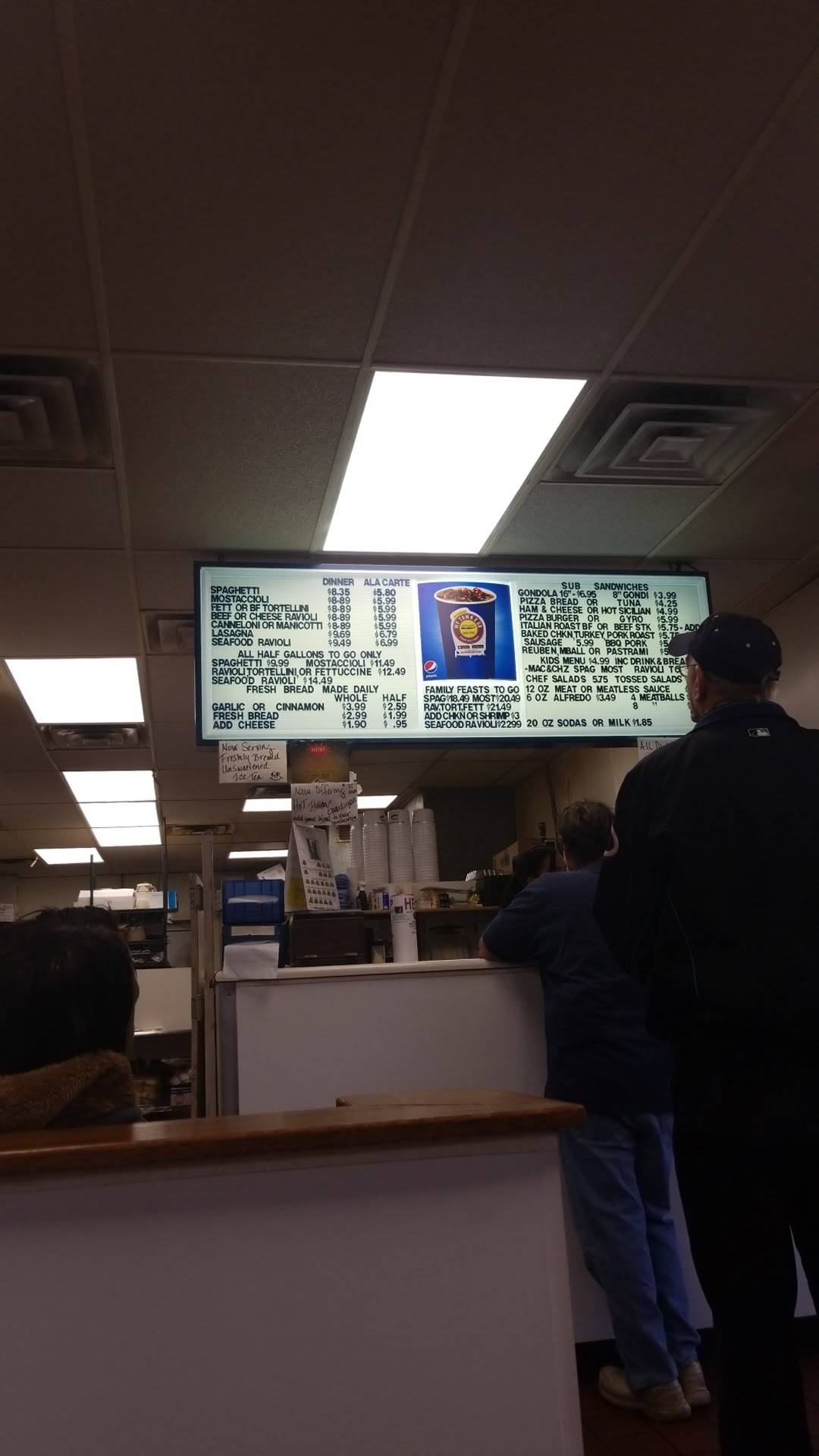 Menu at The Grinder's & Spaghetti House - Moline restaurant, Moline