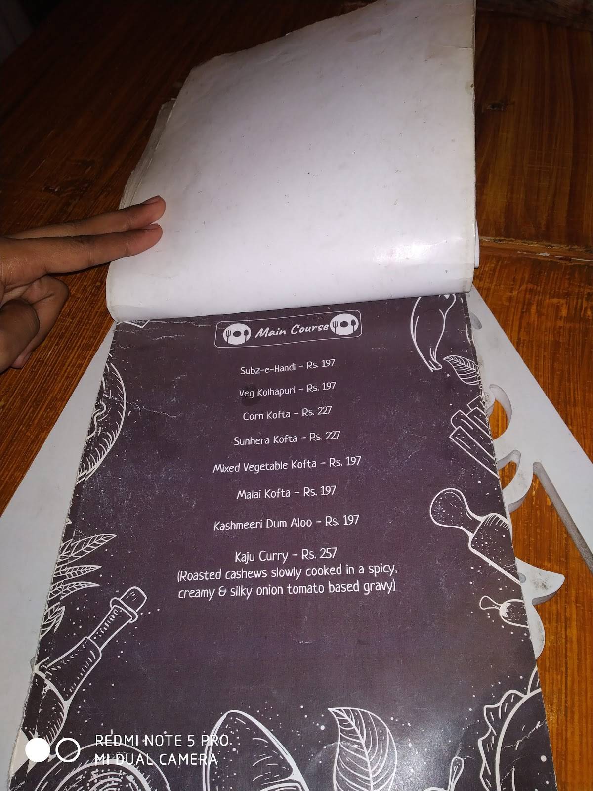 Menu at The Monroe Cafe, Indore