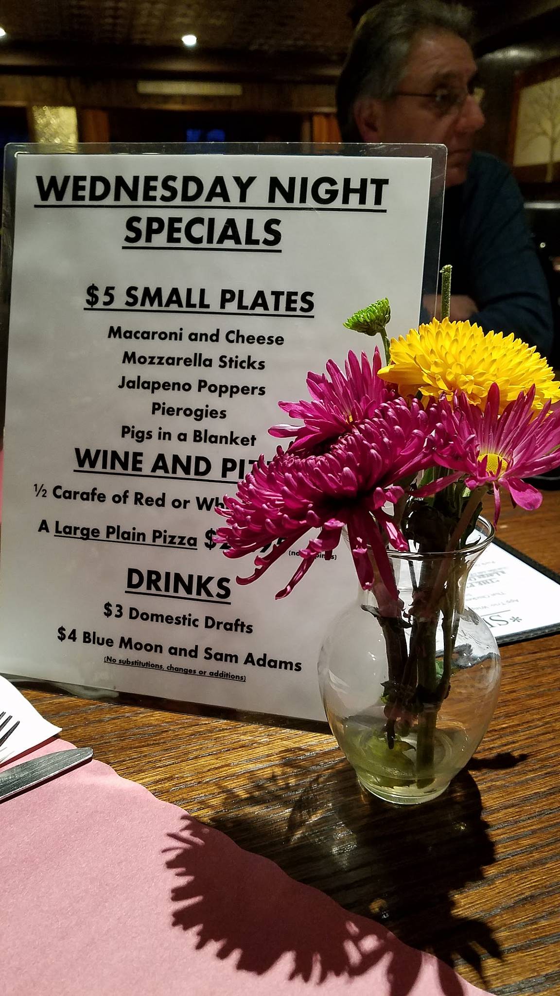 Menu at The New Park Tavern pub & bar, East Rutherford