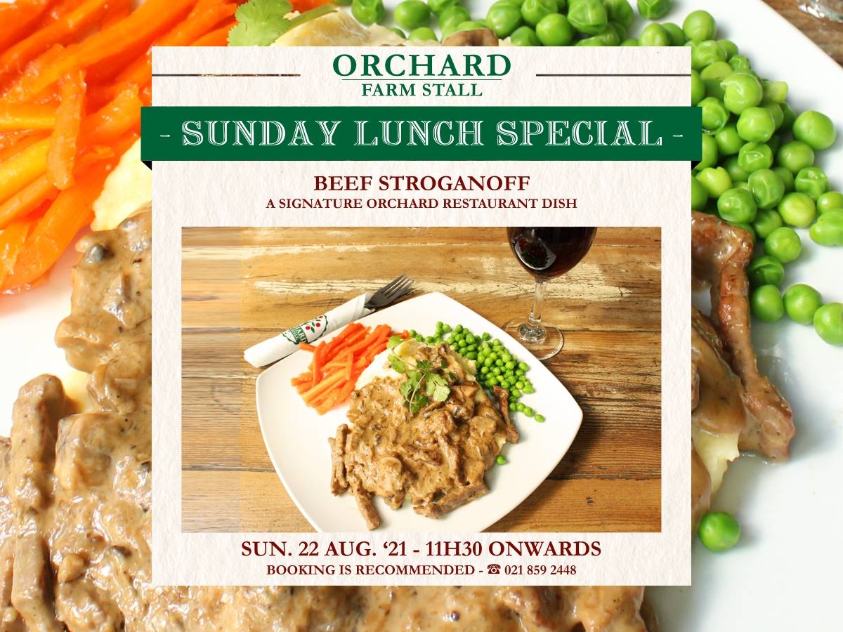 Menu at The Orchard Farm Stall restaurant, Grabouw