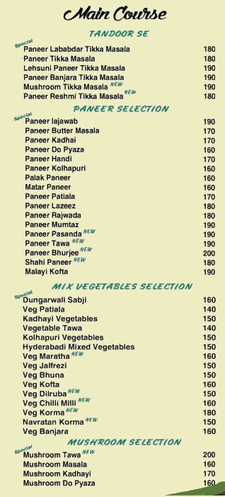 Menu at The Veg Kitchen, Pune, Sai highness appartment