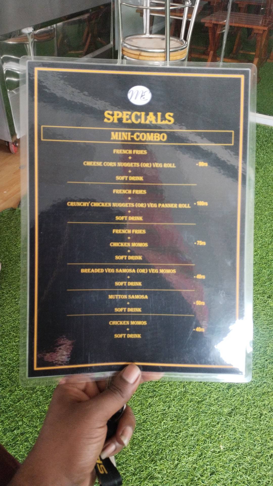 Menu at Tea Bench, Thiruthani
