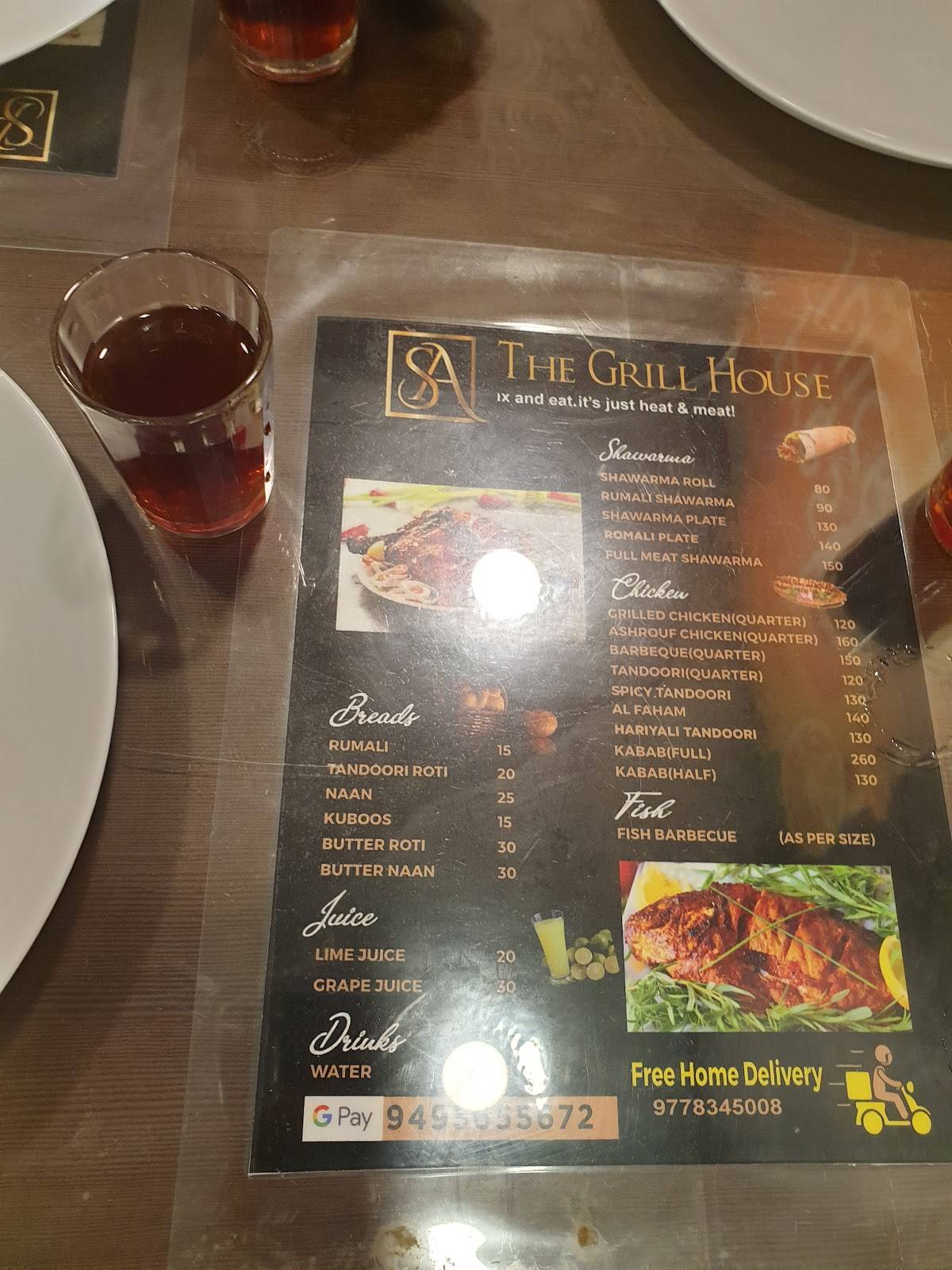 Menu at The Grill House Thiruvalla, Thiruvalla