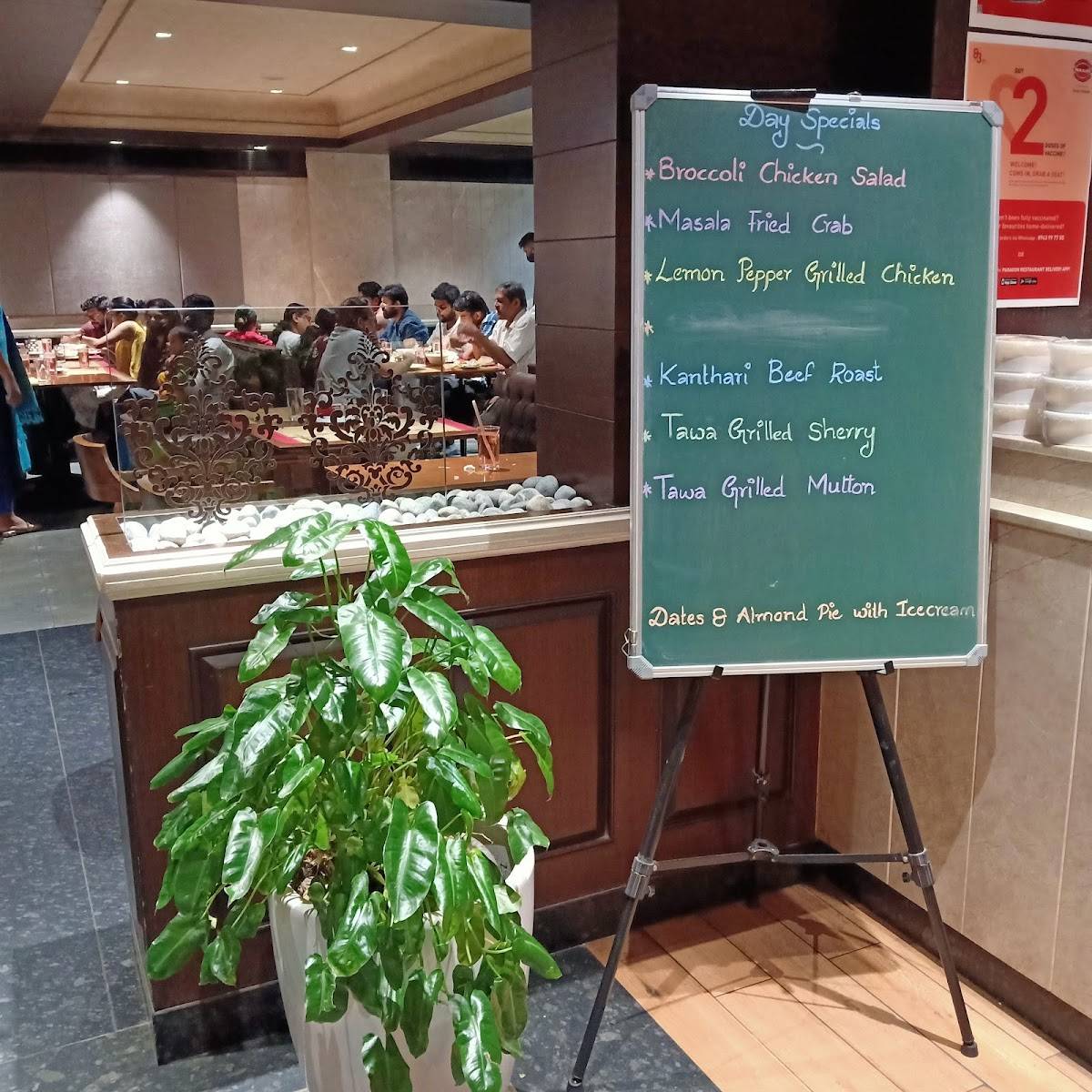 Menu at Paragon Restaurant Trivandrum, Thiruvananthapuram