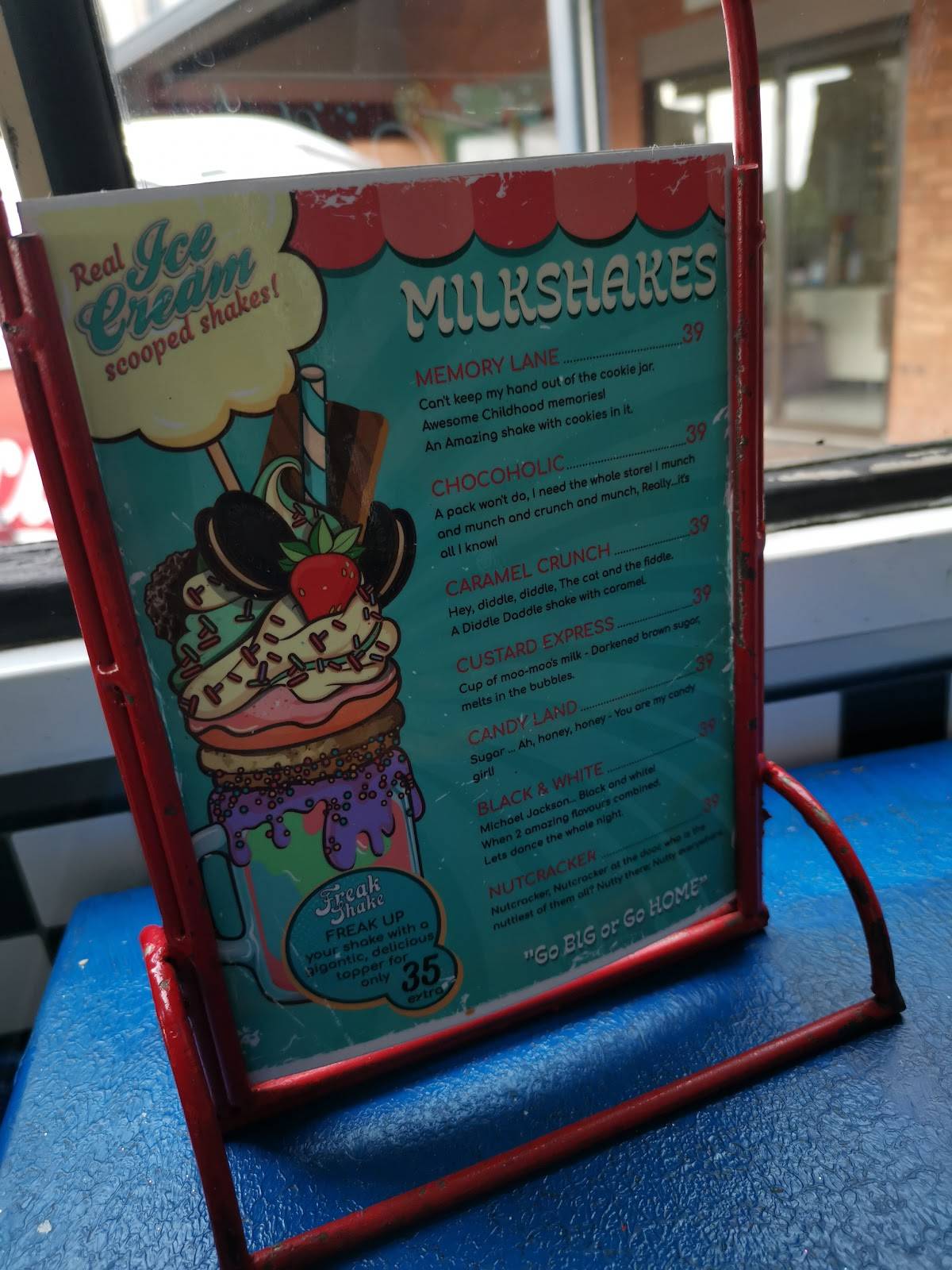 Menu at GrubHouse Diner restaurant, Trichardt