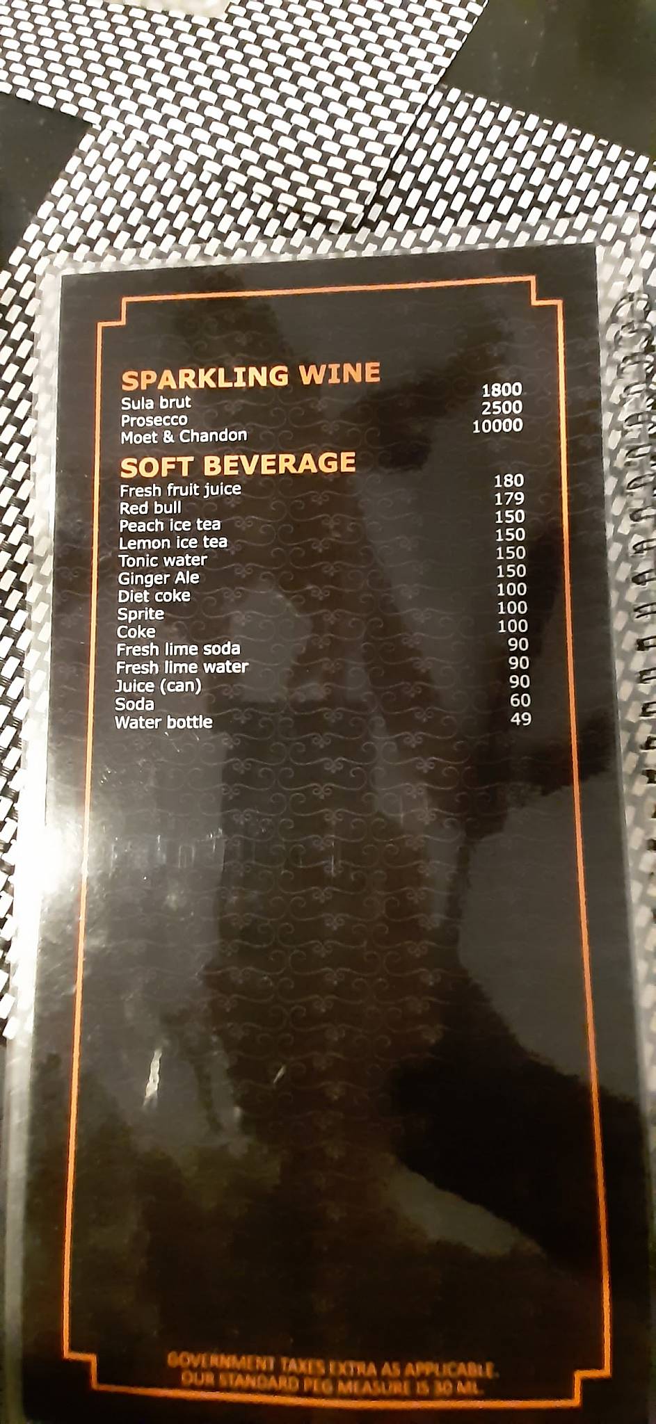 Menu at UPTOWN- Multi Cuisine Restaurant - Pub - Sports Bar, Candolim