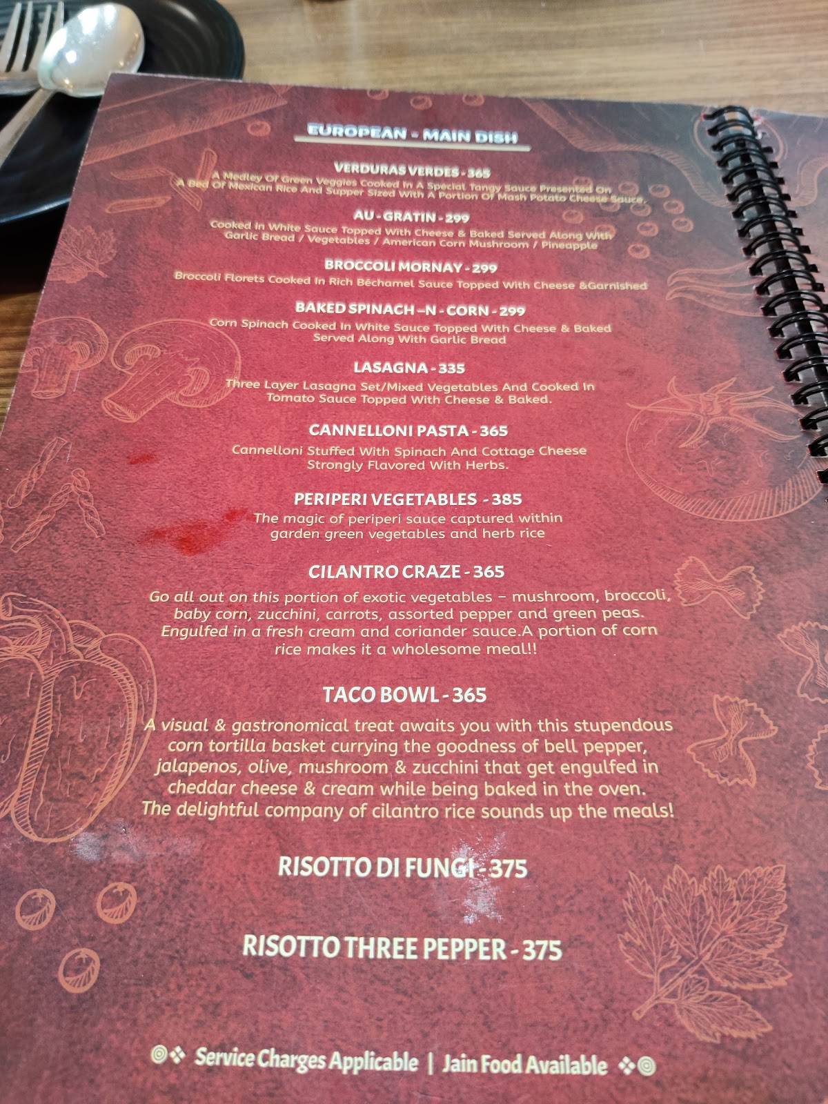 Menu at V2 Privé Pure Veg Multi-cusine Restaurant Mylapore, Chennai