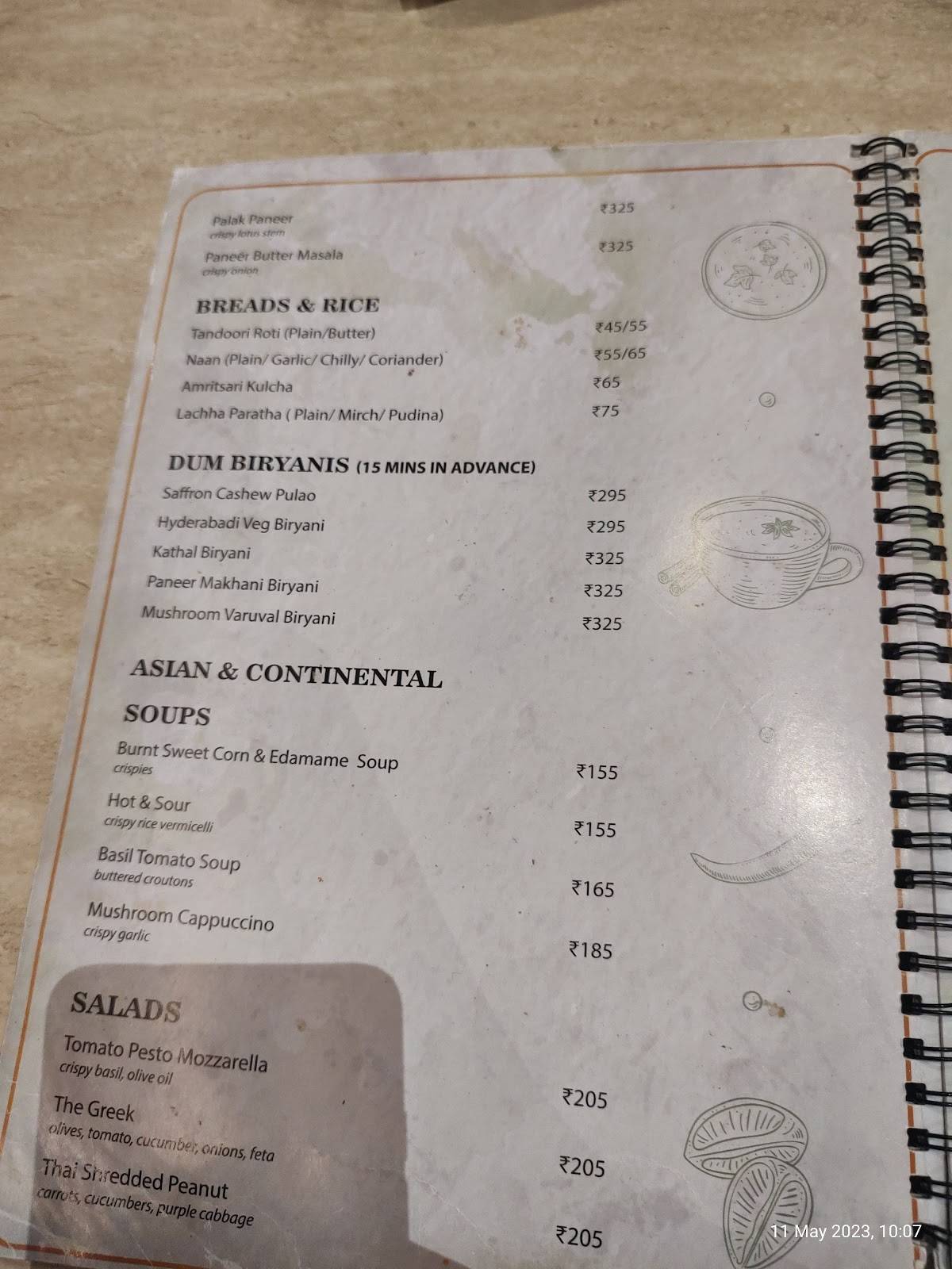 Menu at VB World by Namma Veedu Vasanta Bhavan, Chennai, 45