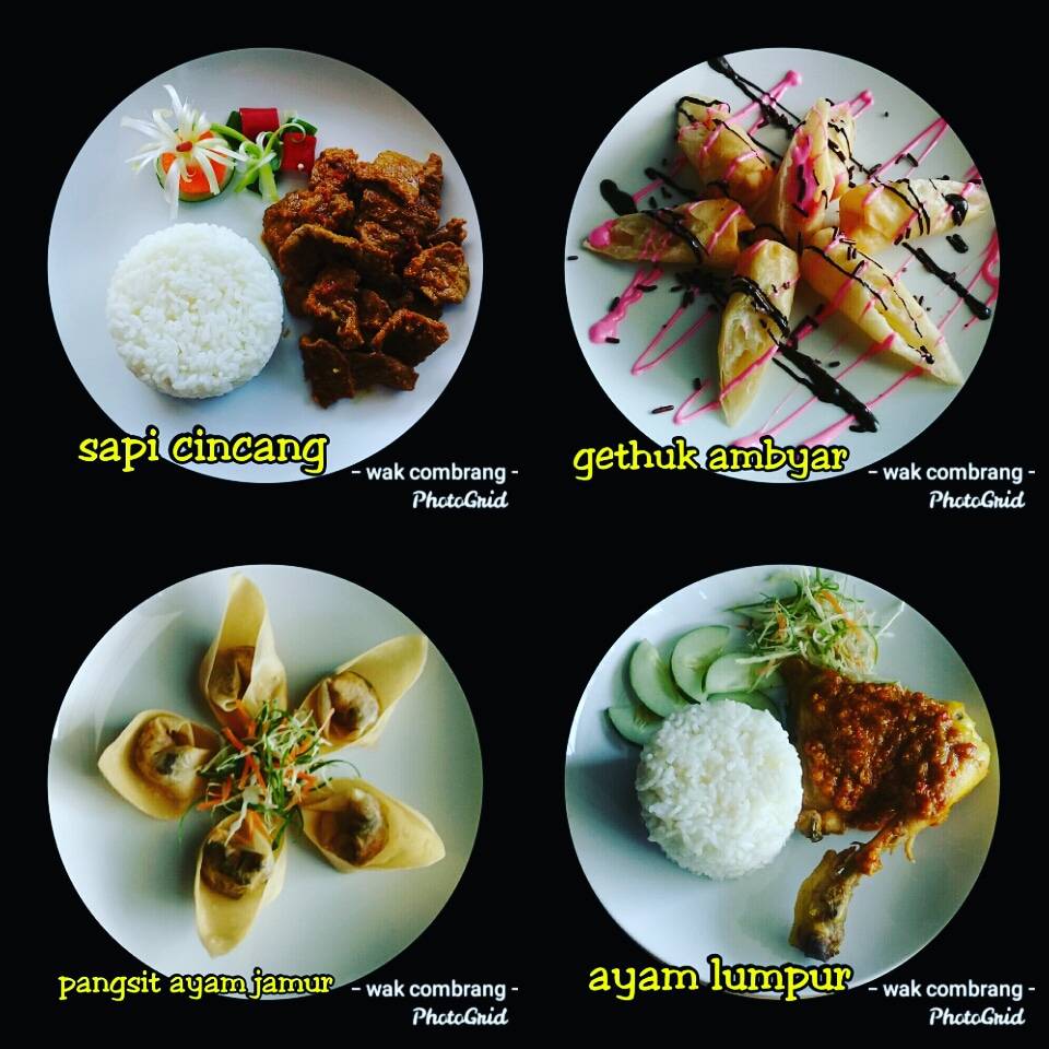 Menu at WM Wak Combrang restaurant, Gribig