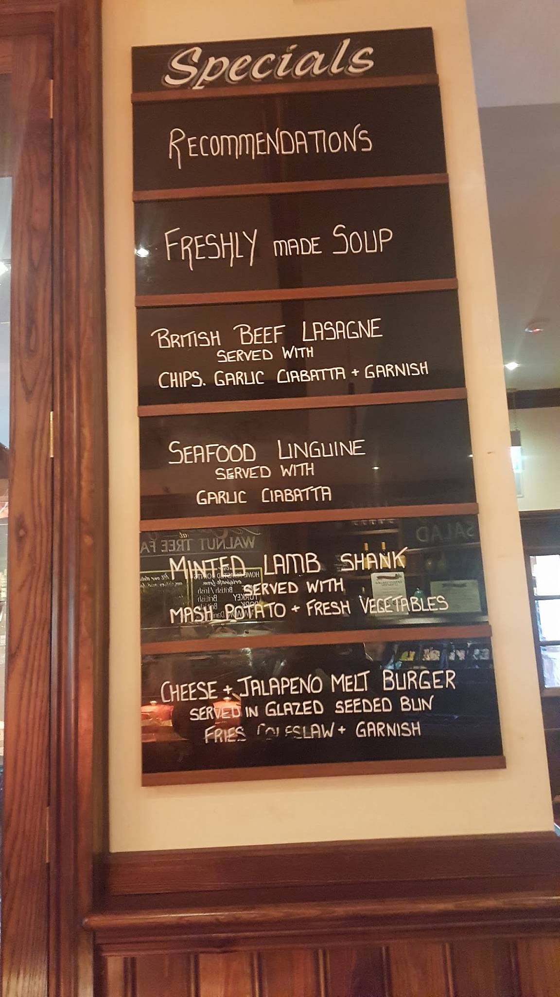 Menu at Walnut Tree Farm - Dining & Carvery pub & bar, Southampton