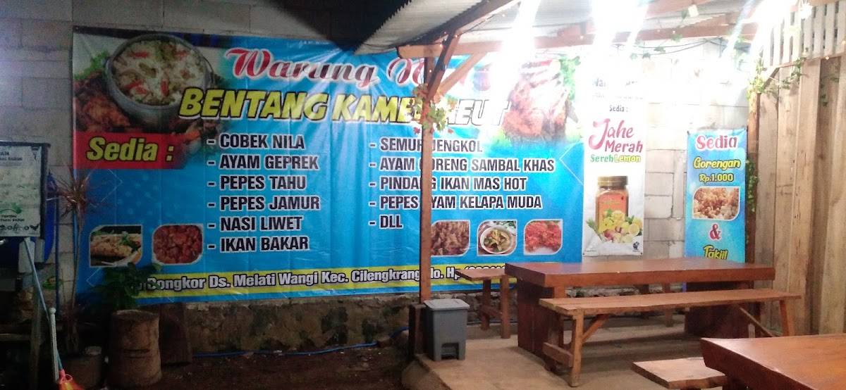 Menu at Warung Nasi Bentang Kameumeut restaurant, Bandung