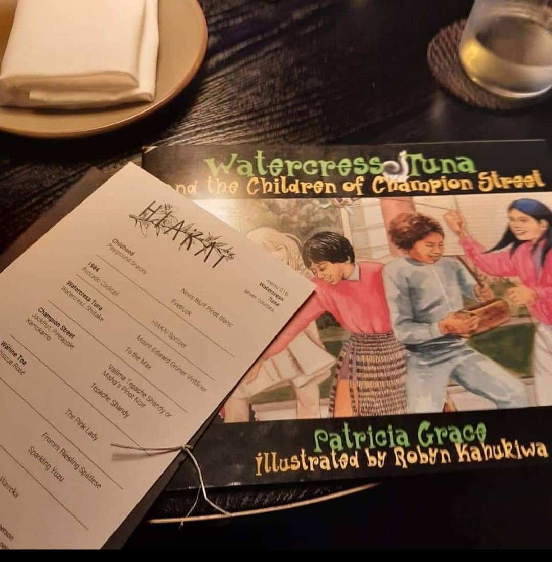 Menu at HIAKAI restaurant, Wellington