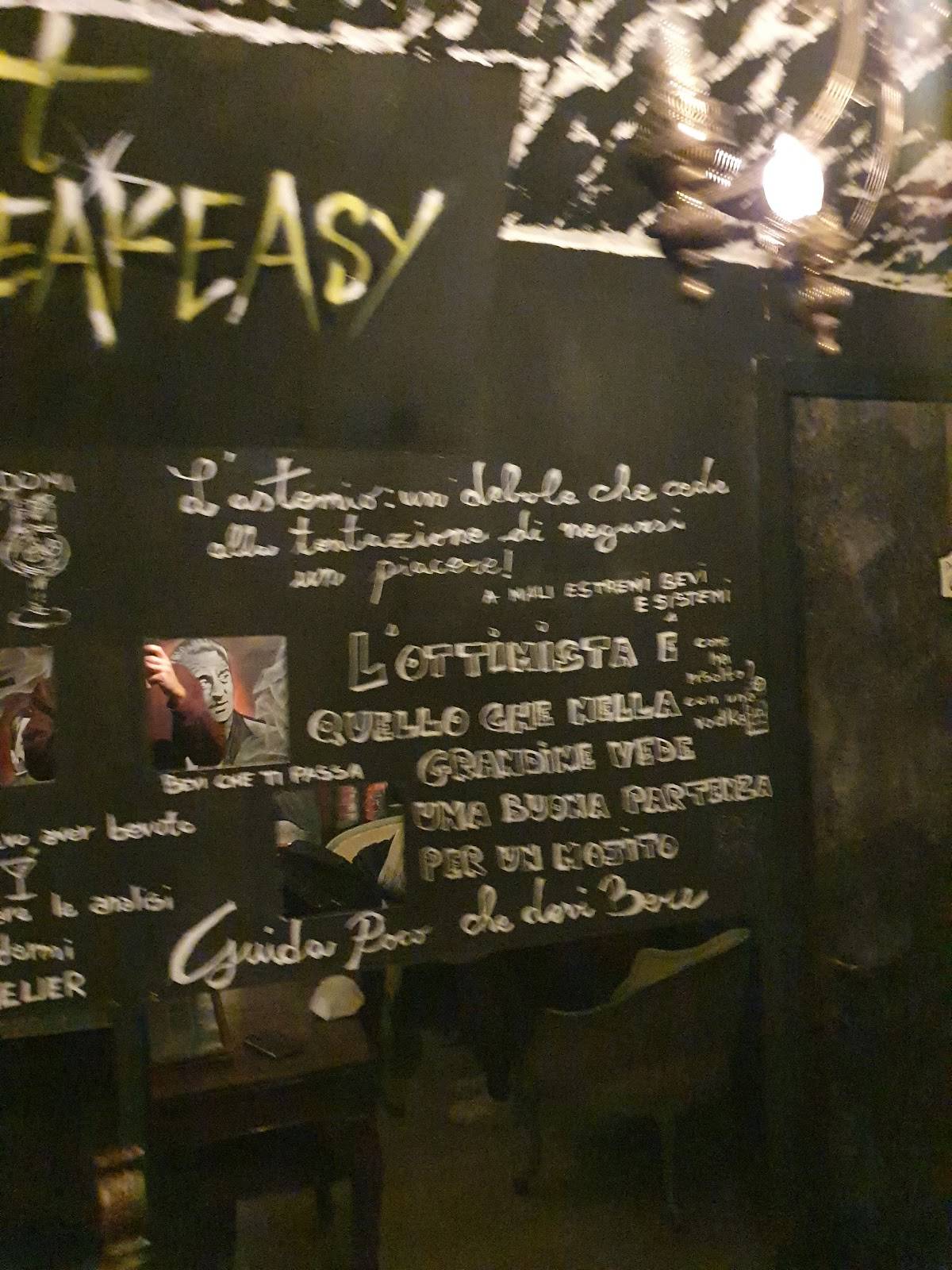 Menu at White Rabbit Speakeasy pub & bar, Milan