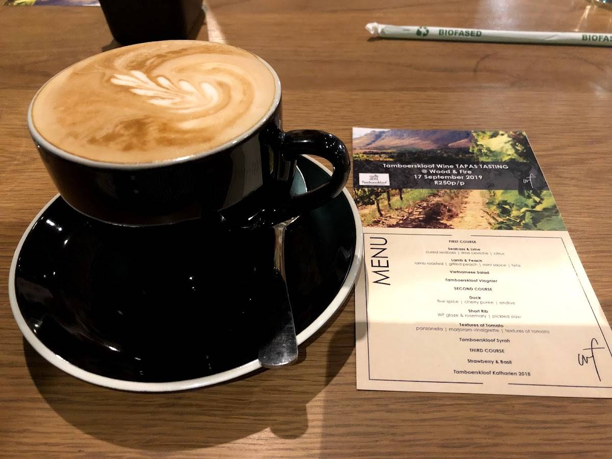 Menu at Wood & Fire restaurant, Pretoria, Veale St