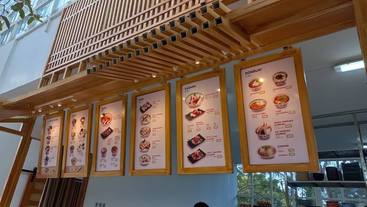Menu at Zenzen Japanese Food Hall and Cafe, Alfonso