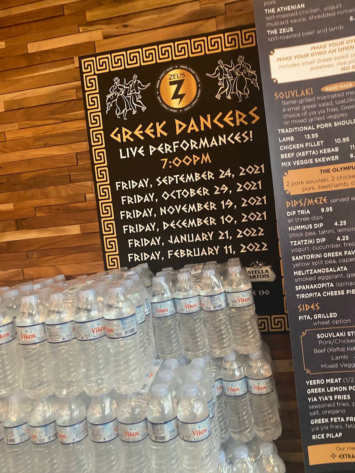 Carta del restaurante Zeus Greek Street Food, Atlanta