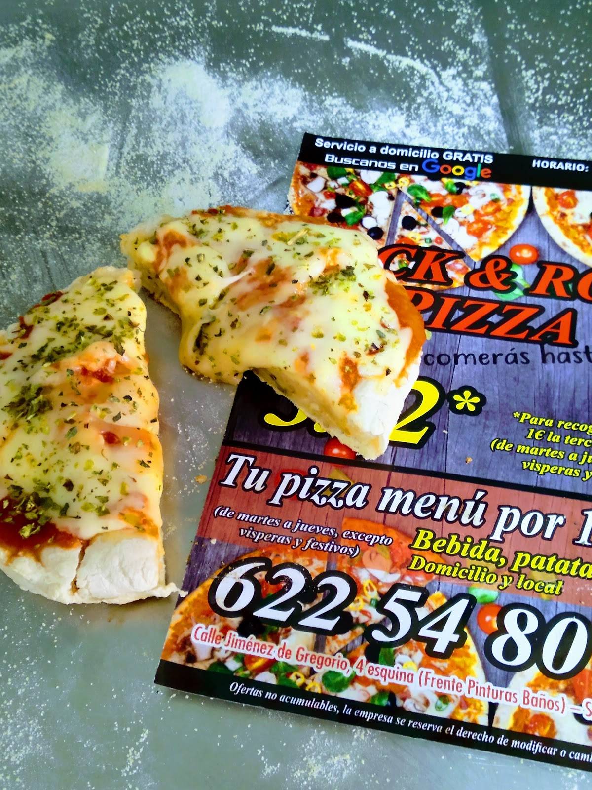 Carta del restaurante Rock & Roll Pizza, San Javier