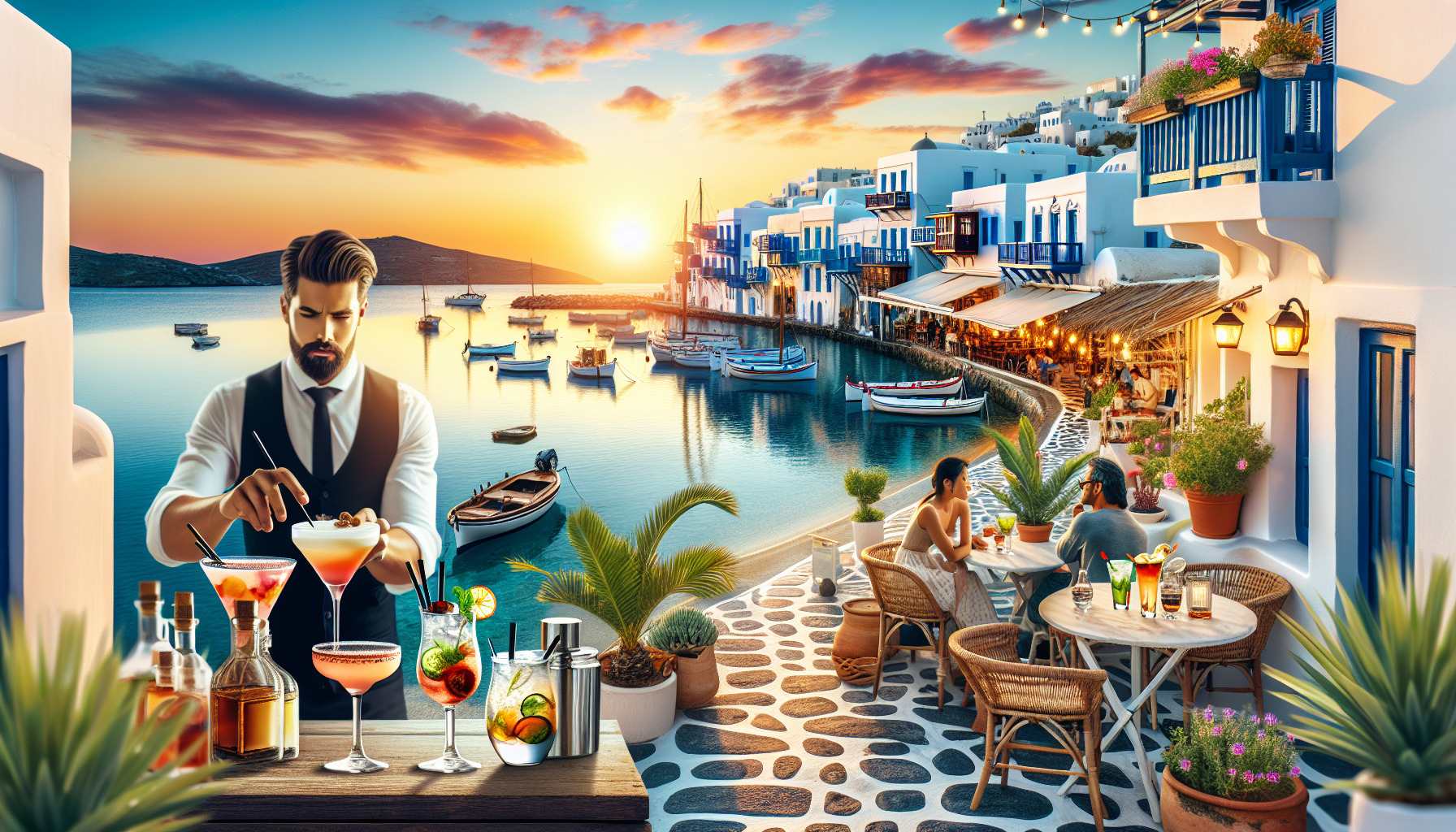 Erleben Sie Cocktails im Alten Hafen!