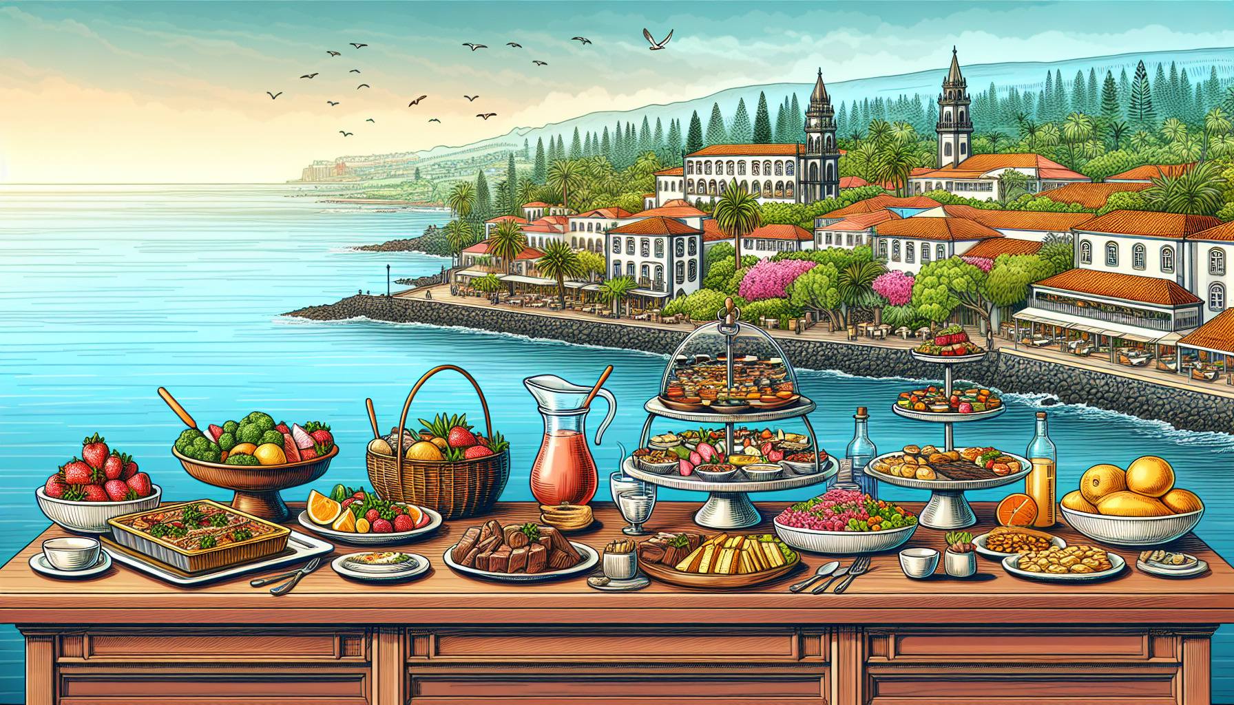 Descubra os melhores buffets em Ponta Delgada!