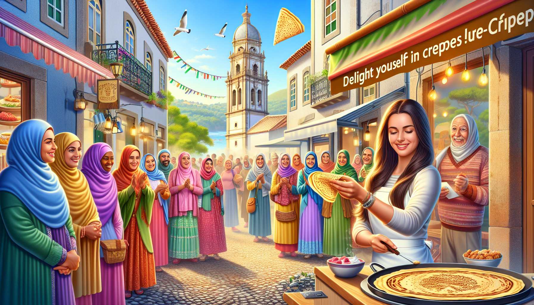 Delicie-se com crepes em Rio Tinto!