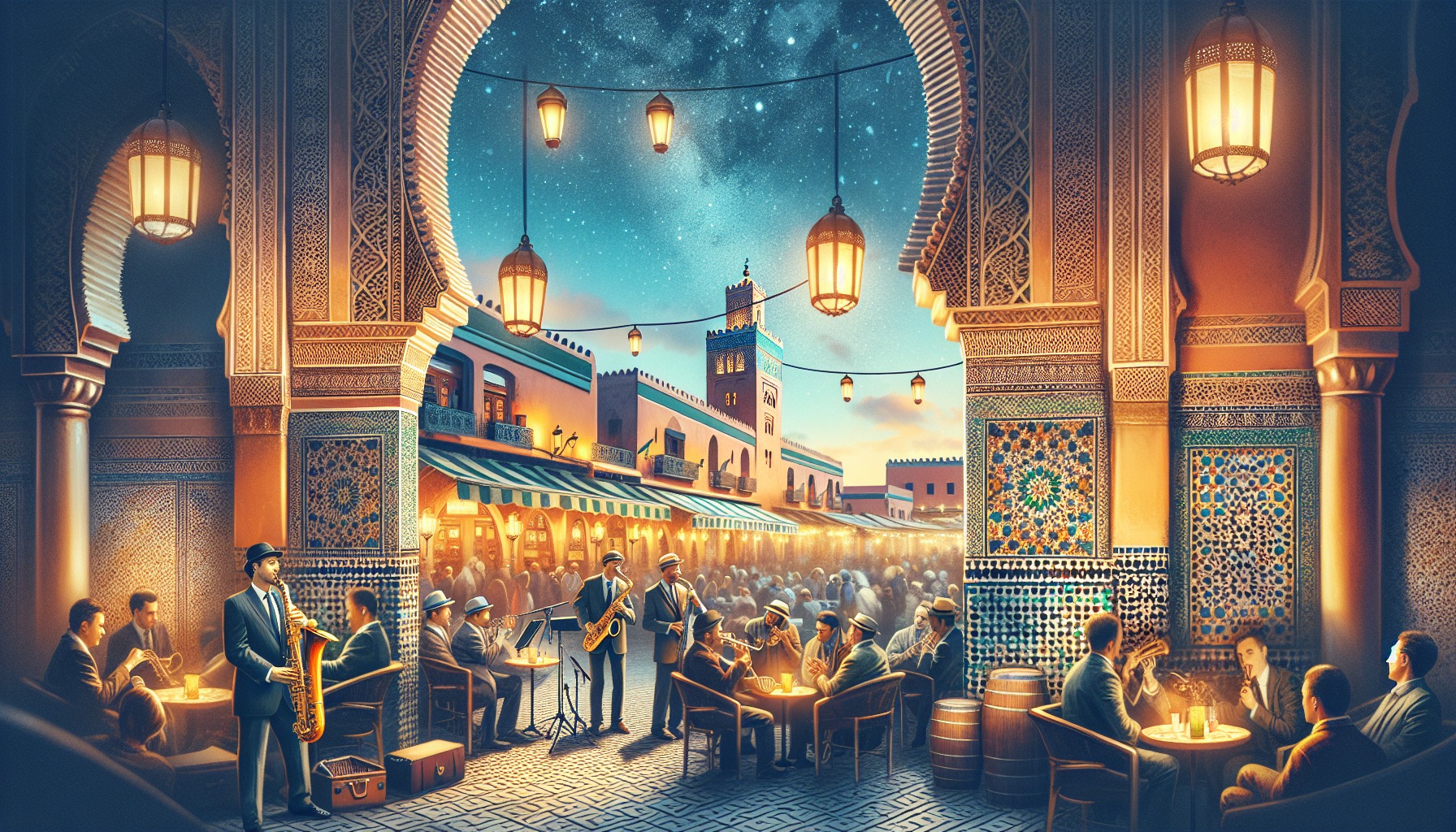 Découvrez les Cafés Jazz envoûtants de Marrakech