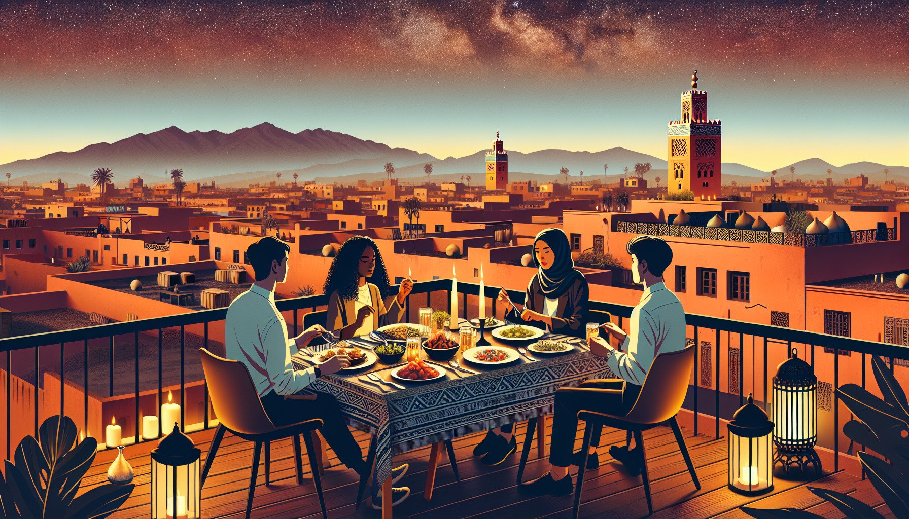 Discover Marrakesh's Best Rooftop Dining Experiences