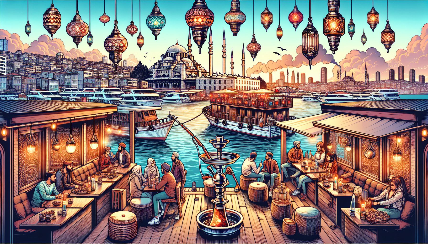 Discover Istanbul's Top Shisha Lounges and Eateries