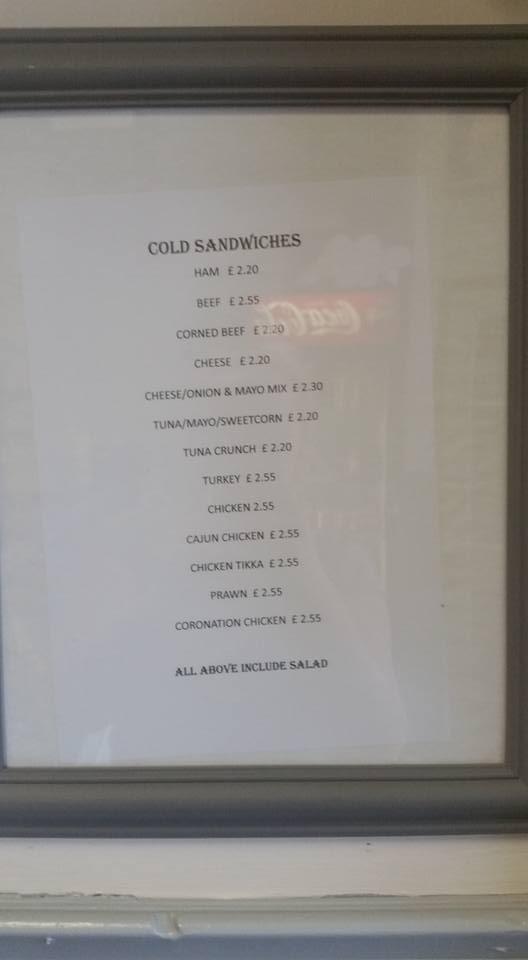 Menu at Big Brekkie fast food, Glossop
