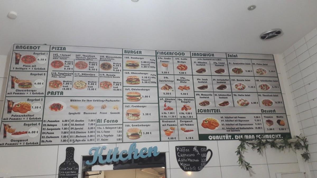 Menu at Food Corner - Pizza Kaiser, Frankfurt