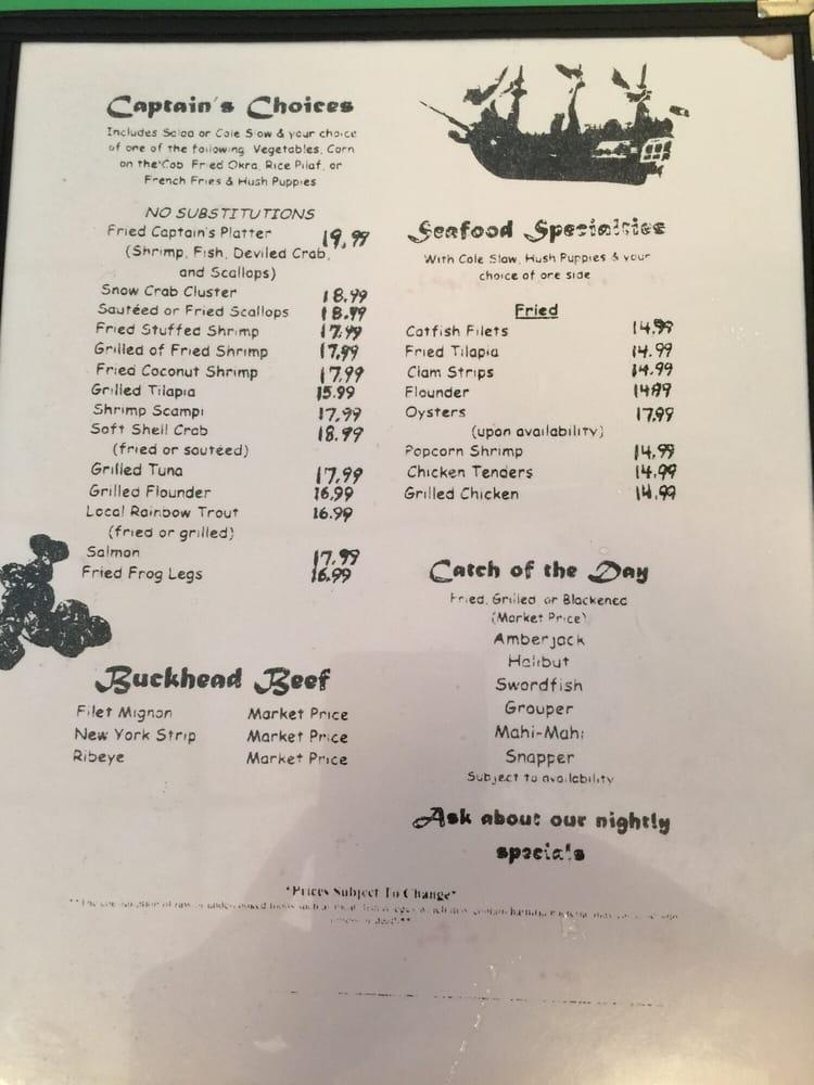 Menu at Jolly Roger Market & Grill restaurant, Ellijay