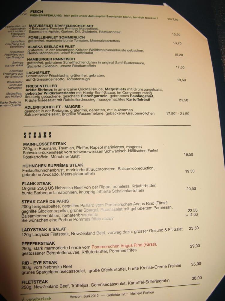 Carta del pub y bar Ratskeller München, Munich, Marienplatz 8