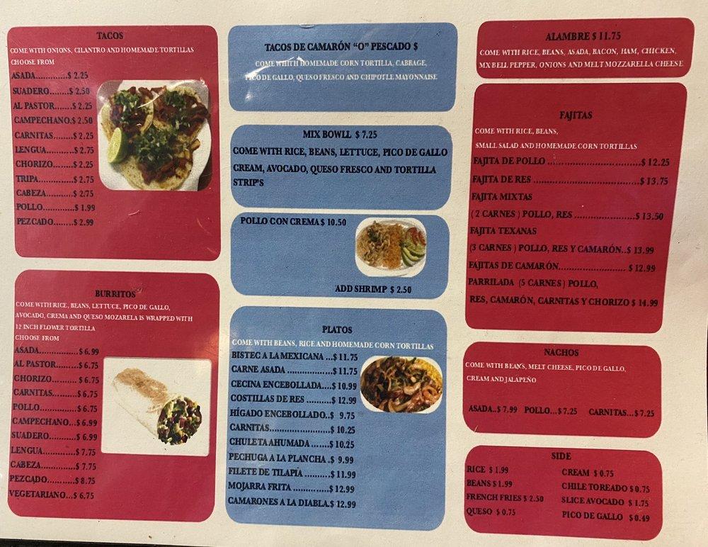Menu at Rincon Latino pub & bar, Fayetteville, GA-54