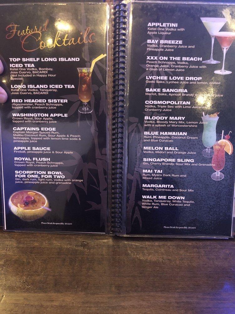 Menu at Sake House Japanese Sushi & Hibachi Restaurant, North ...