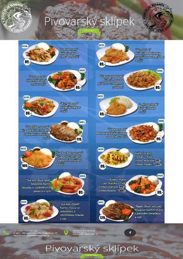 Menu at Vietnamská Restaurace restaurant, Odolena Voda