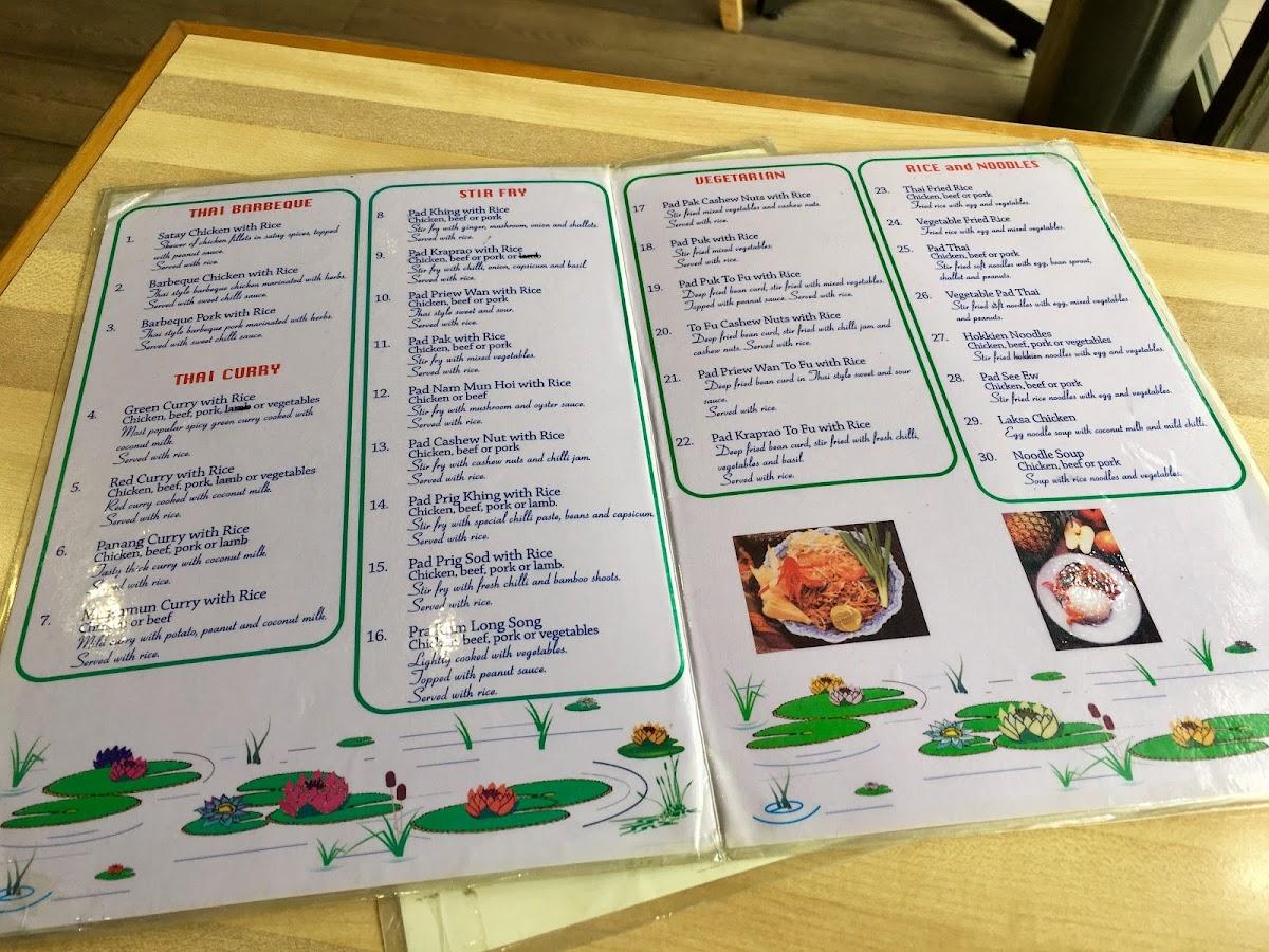 Menu at Charmed by Hanuman Thai - Gordon restaurant, Gordon, 786 ...