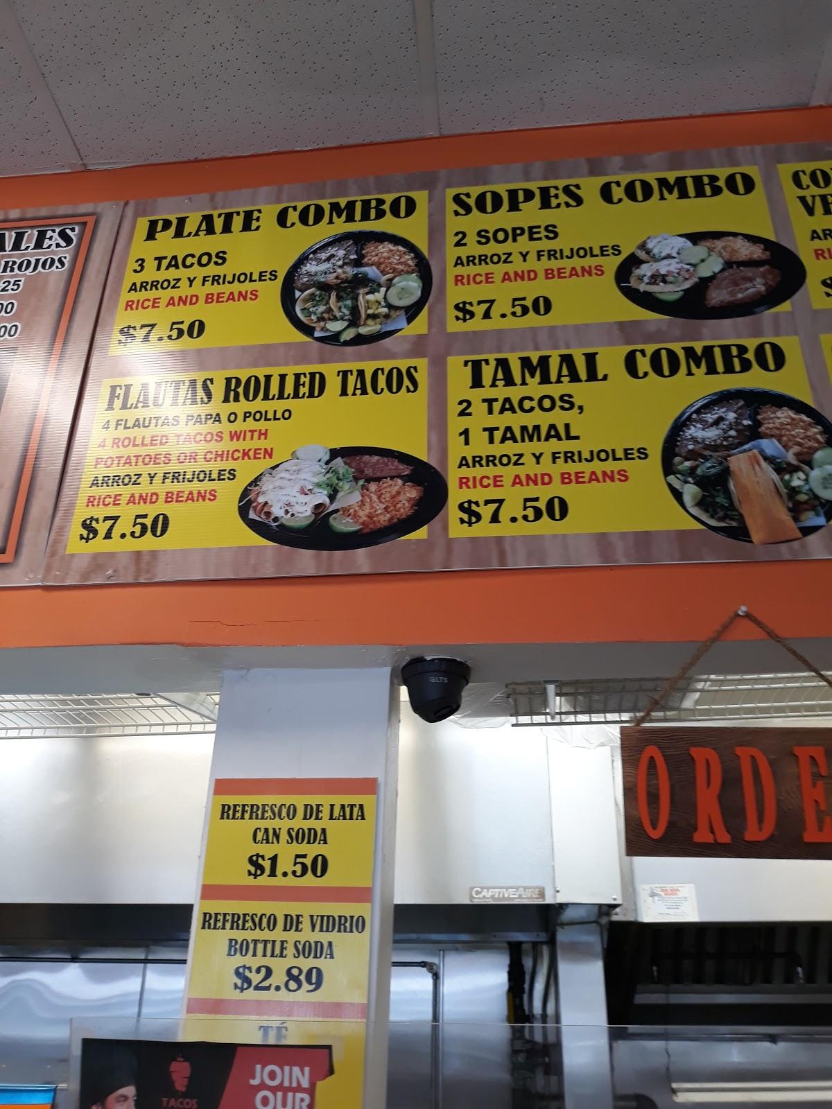 Menu at Tacos Don Guicho y su fam #1 restaurant, Orange