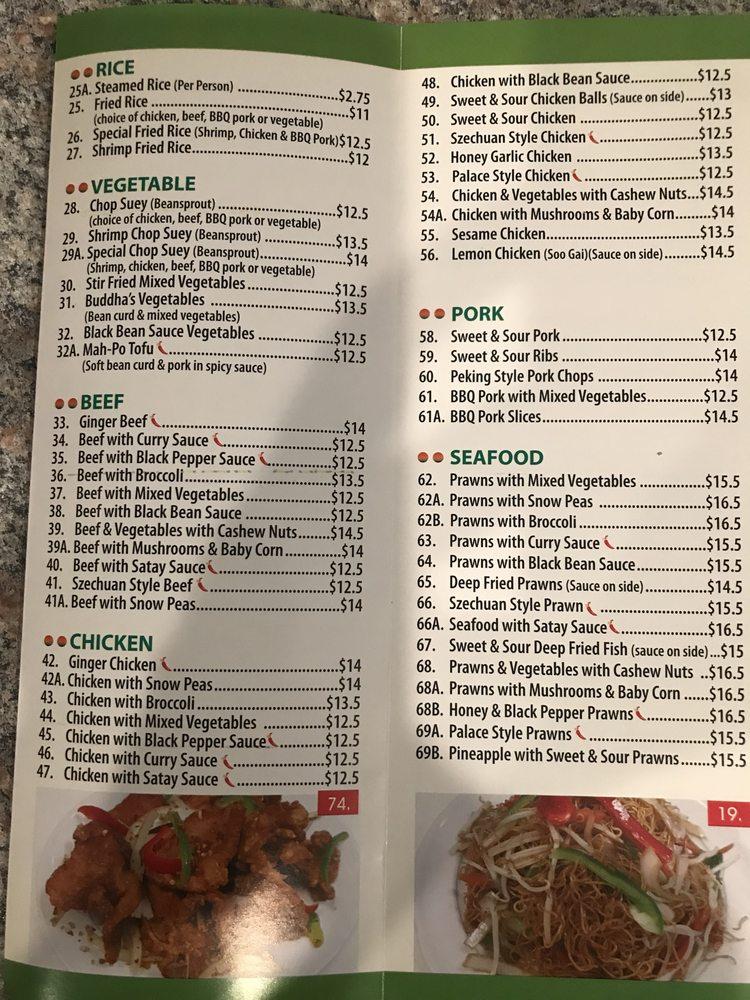 Menu at Western Coffee Shop cafe, Calgary