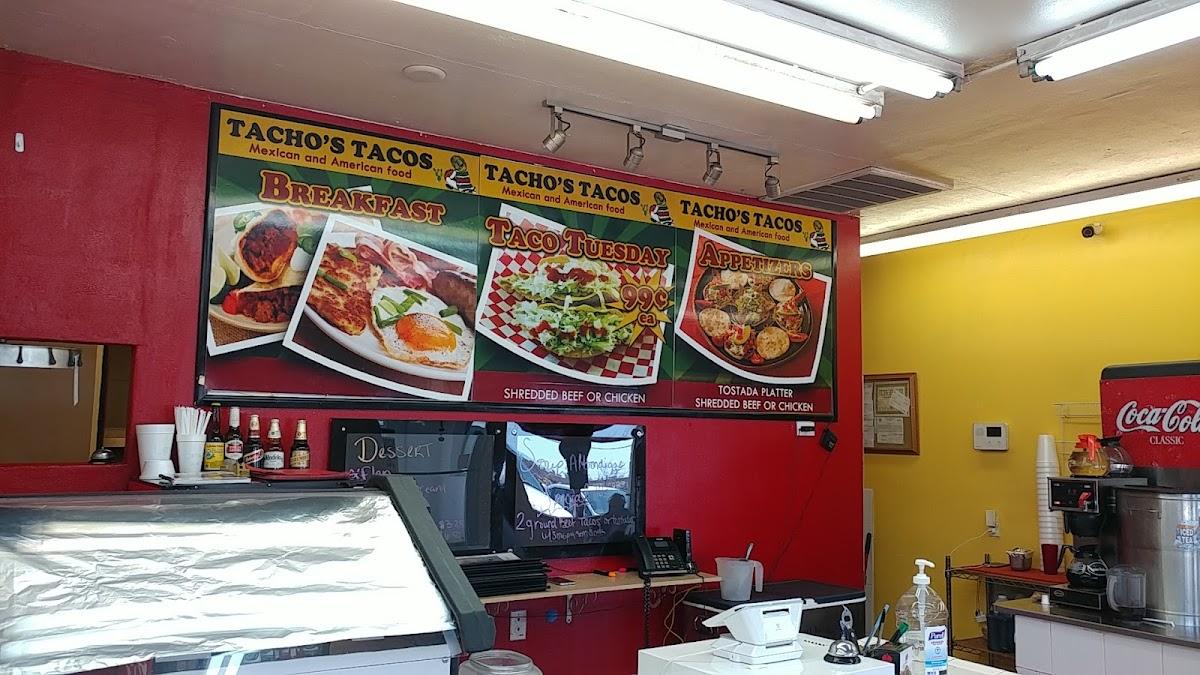 Menu at Los Tachos Restaurant, Bisbee