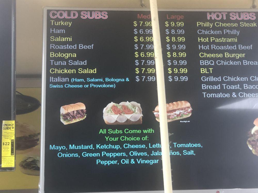 Menu at Moe's Deli & Grill restaurant, Deerfield Beach