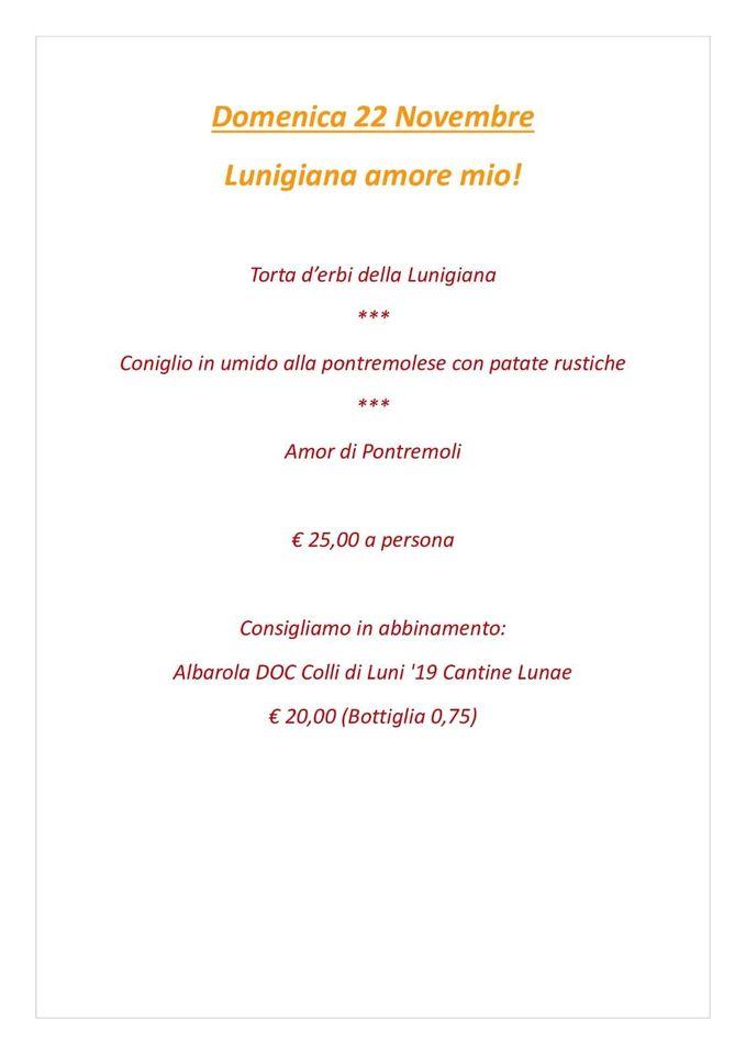 Menu at Rino restaurant, Como