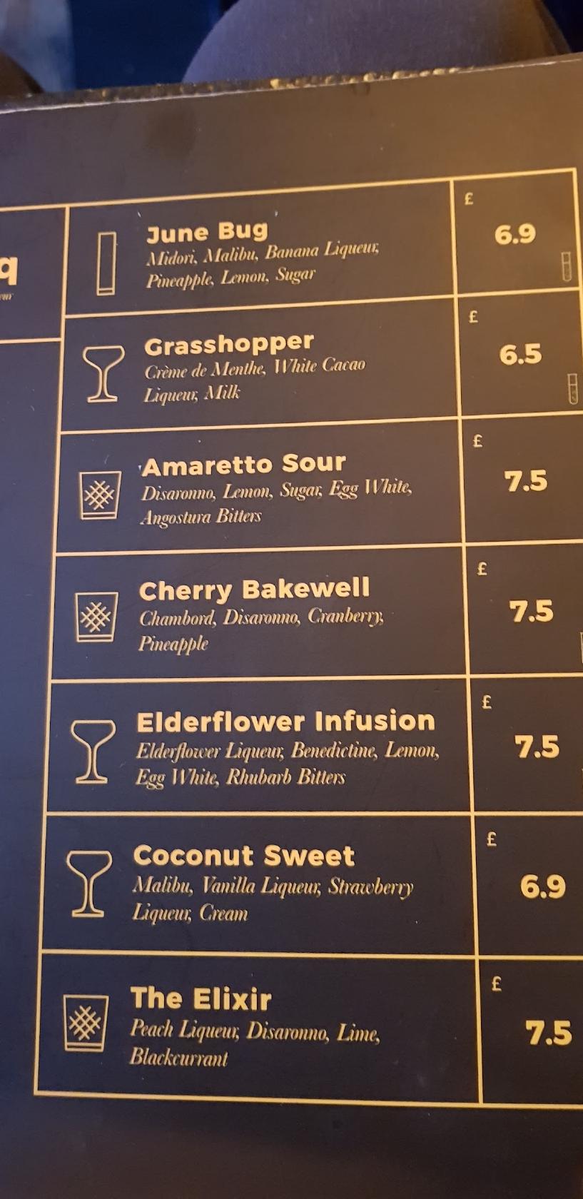 Menu at The LiquorLab pub & bar, Telford
