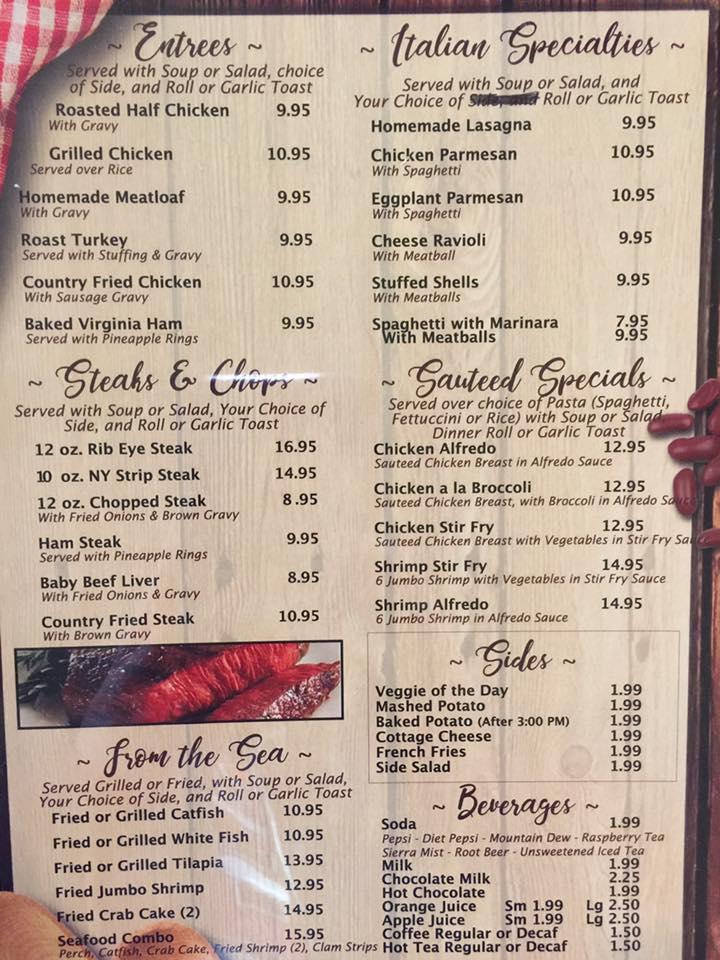 Menu at Diner 39, llc - Shelby, OH restaurant, Shelby