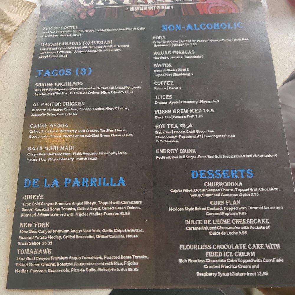 Menu at LTC Lounge pub & bar, Chula Vista