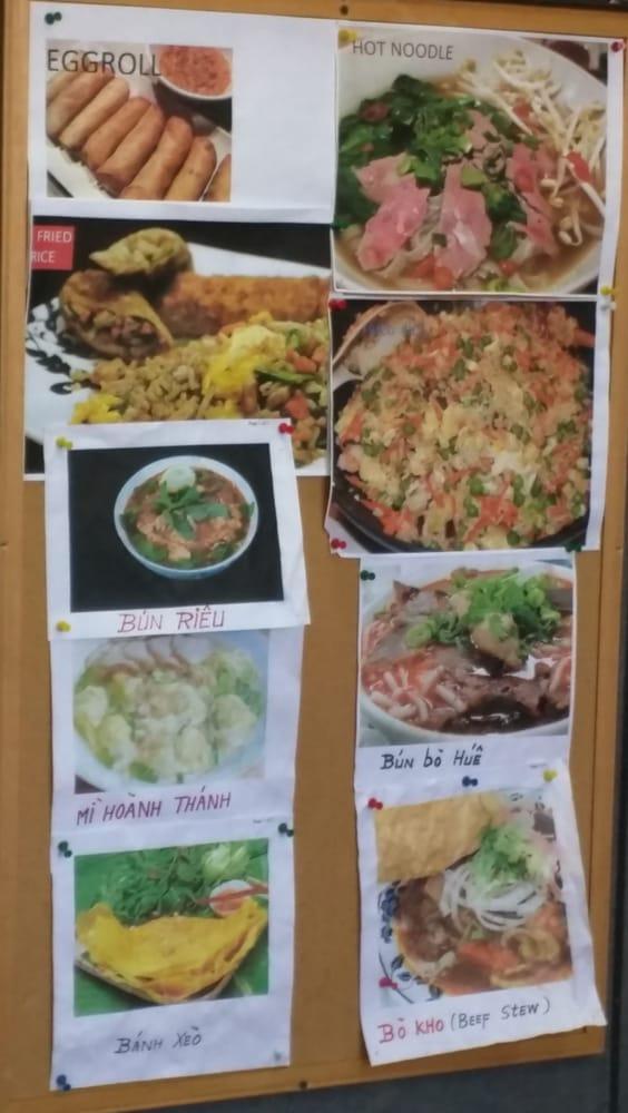 Menu at Pho Ong 8 restaurant, Wichita, E Harry St
