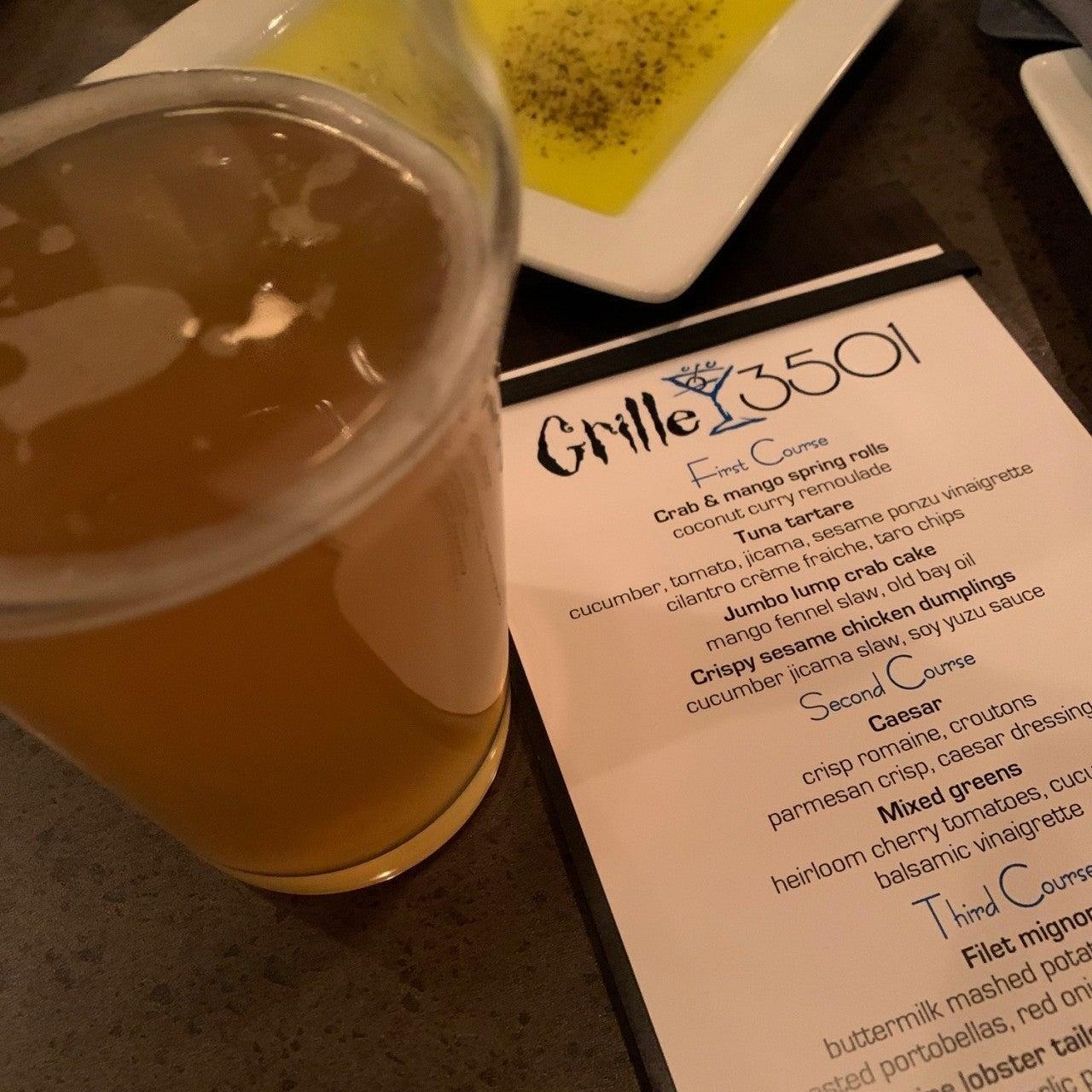 Menu at Grille 3501 restaurant, Allentown