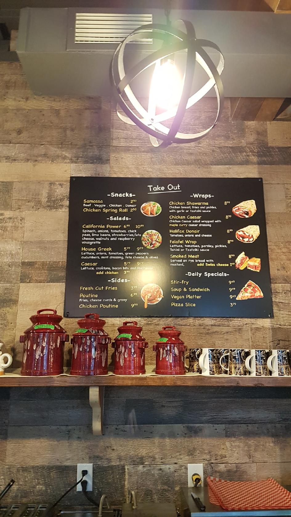 Menu at La Vida Resto-Bar, Moncton