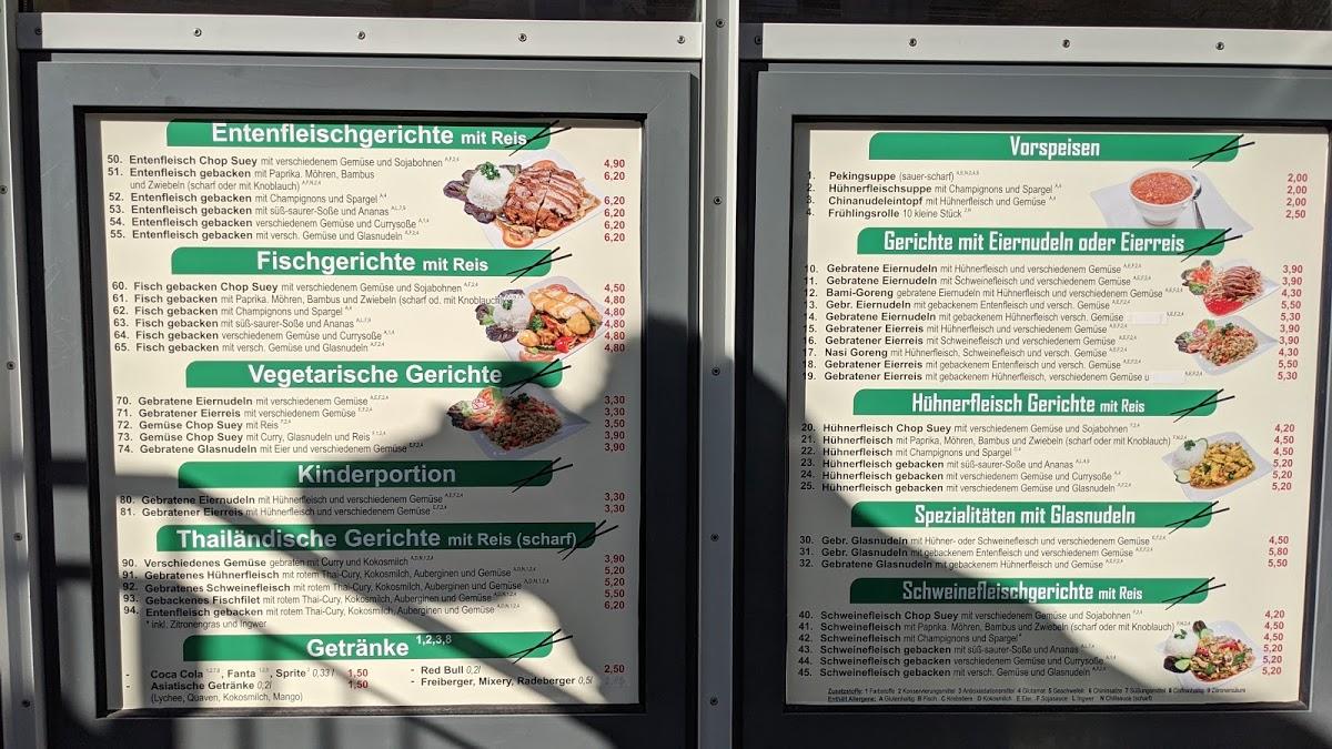 Menu at Little Vietnam Schnellimbiss restaurant, Dresden