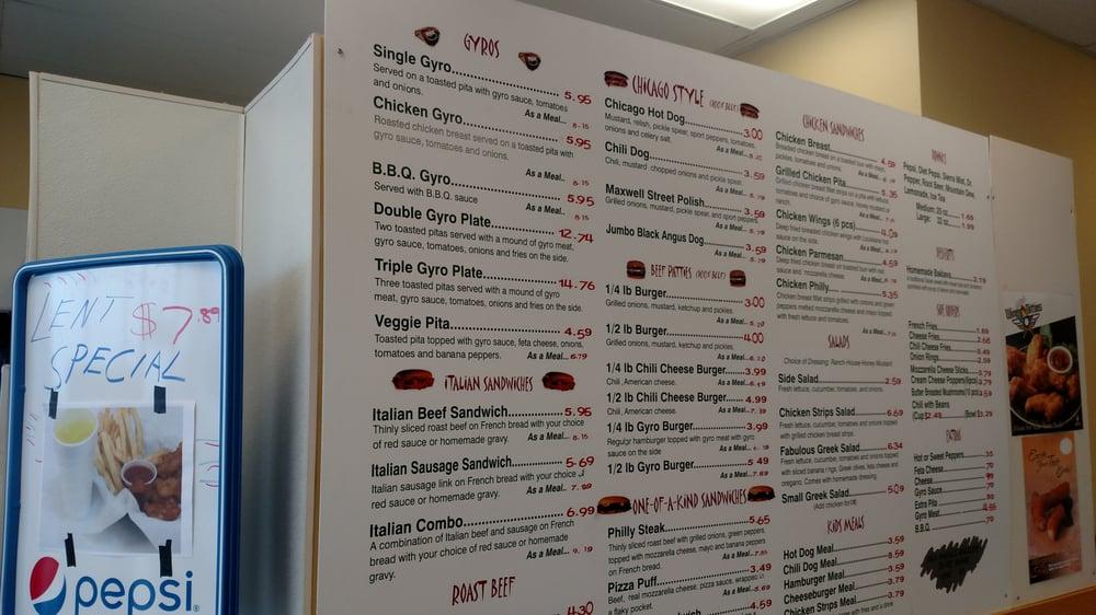 Menu at Super Gyros restaurant, Normal, 115 Susan Dr # A